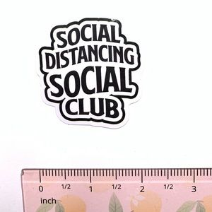 Accessories | Social Distance Vinyl Sticker | Poshmark